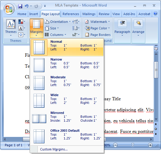How To Set Default Layout In Word 2010 Lopfrance